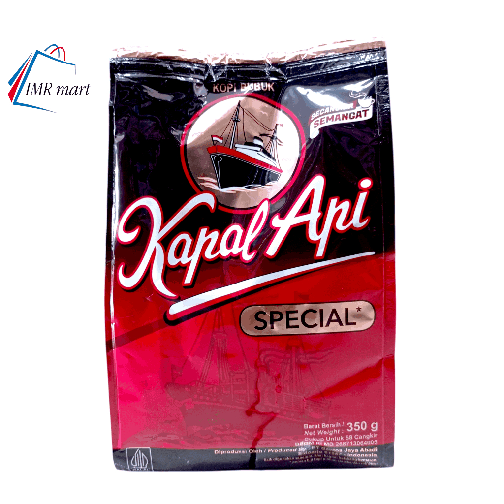 Jual kopi kapal api spesial kemasan 350 gram merah kopi bubuk tanpa ...