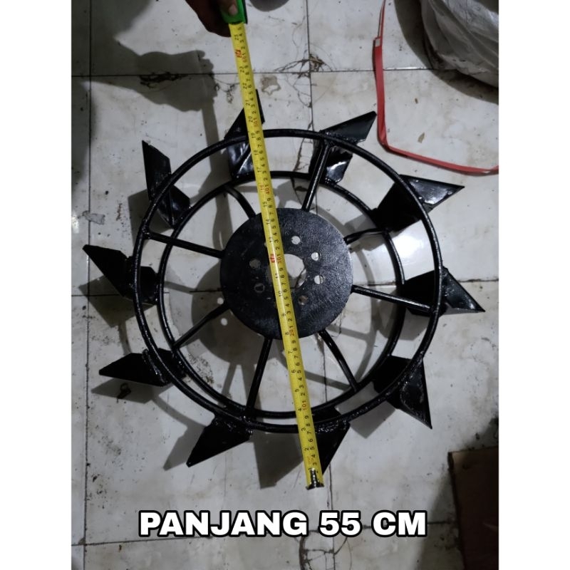 Jual Roda Besi Komplit Cakar Baja Lebar Daun 9 CM Cakar Baja QUICK ...