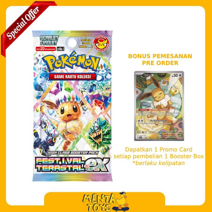 Jual Kartu Pokemon TCG Indonesia - Festival Terastal ex High Class Booster Box sv8a - Pokemon ...