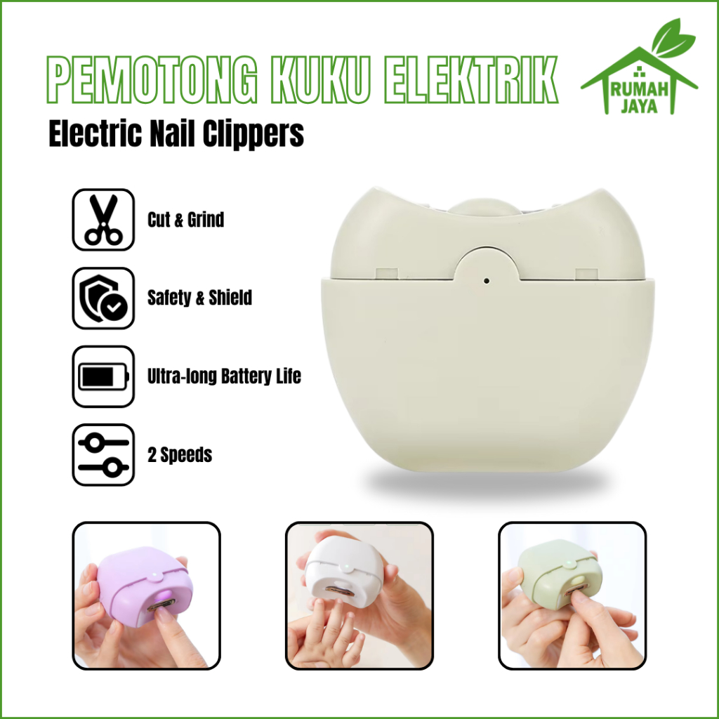 Jual RJO - Gunting Kuku Elektrik / Alat Pemotong Kuku Elektrik ...