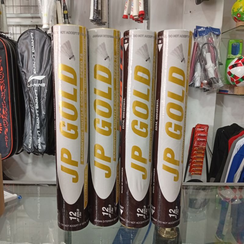 Jual shuttleCock JP GOLD Badminton shuttleCock Speed 78 - 12 Pcs Best ...