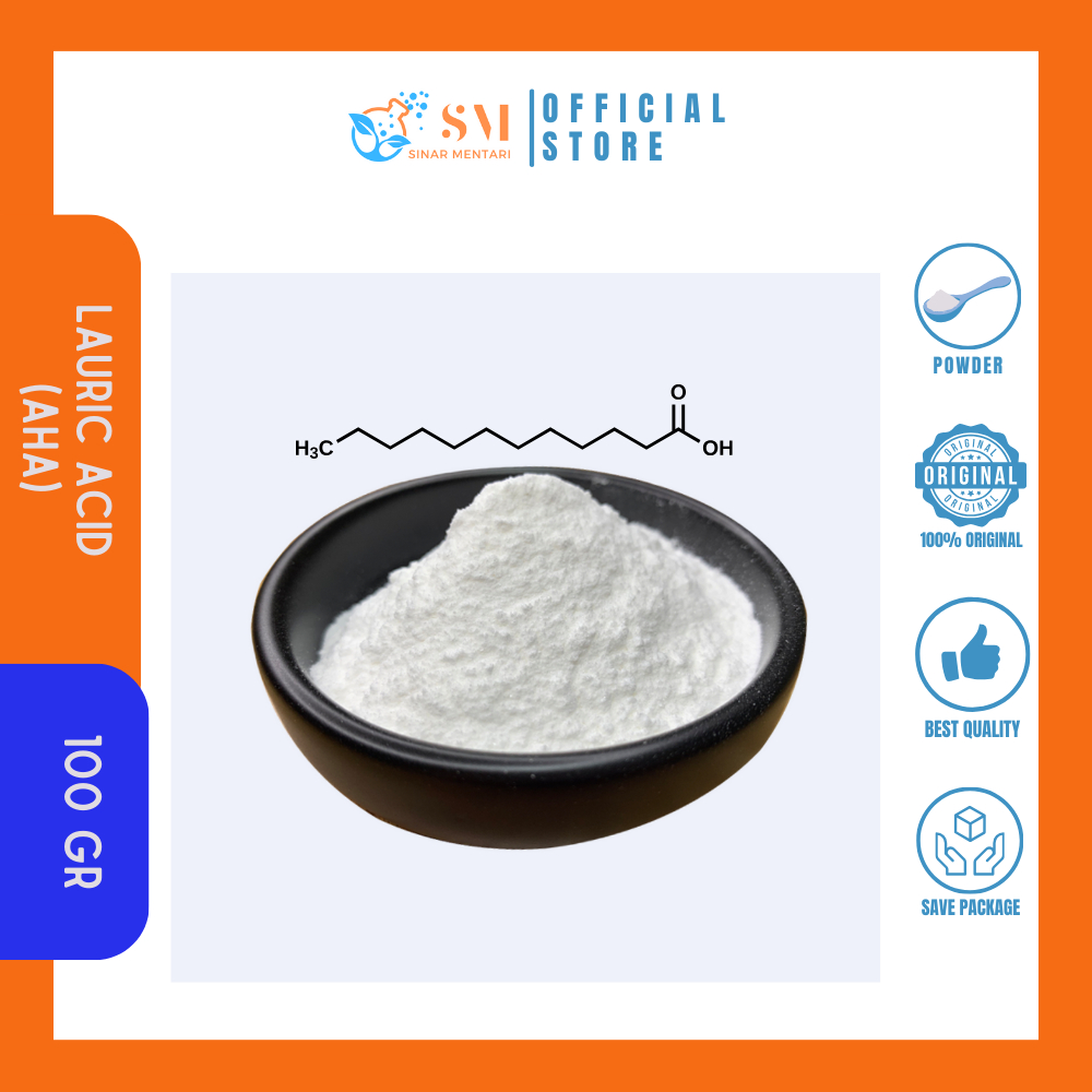 Jual Lauric Acid /Asam Laurat (AHA) per 100 GR | Shopee Indonesia