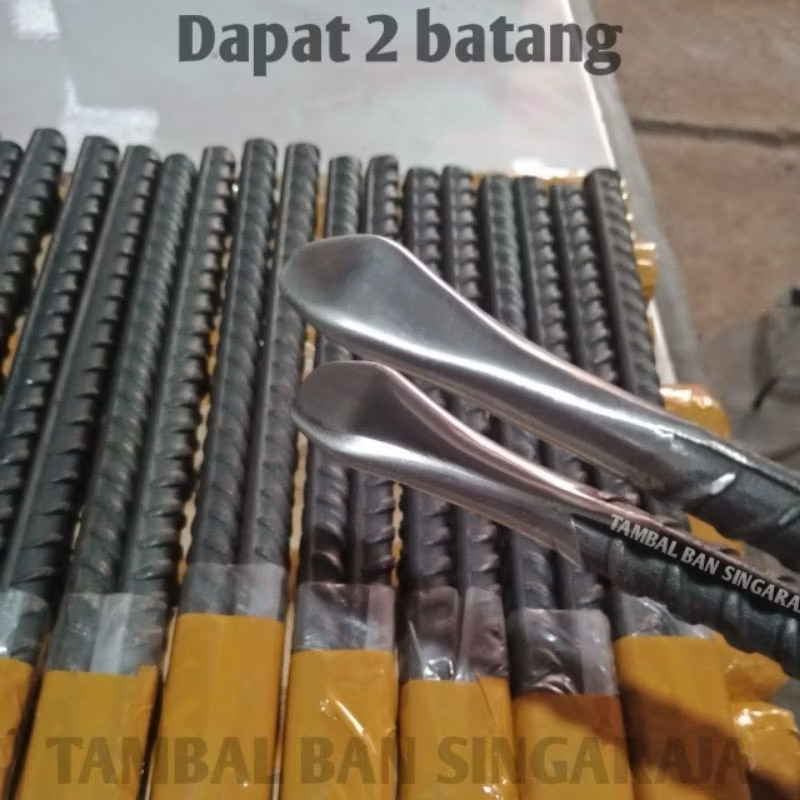 Jual cukit ban motor/cukil ban bahan besi baja beton ulir 13 SNI Sudah ...