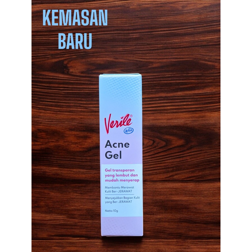 Jual Verile Acne Gel 10 Gr Membantu merawat kulit berjerawat | Shopee ...