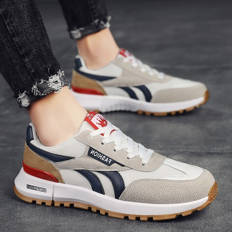 Jual JS Sepatu Olahraga Pria Sneakers Cowok Sepatu Jalan Santai Joging ...