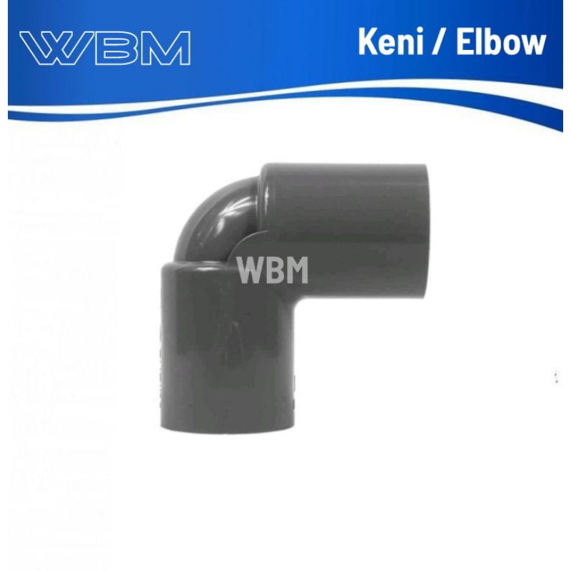 Jual Fitting pvc Keni 1 inchi Elbow 1 inchi AW | Shopee Indonesia