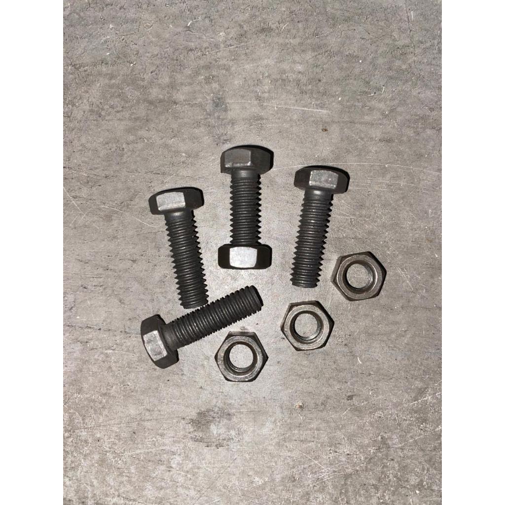 Jual Baut Mur UNC Baut Mur Drat Kasar Besi 5/16X1 Hitam (Kunci 13) | Shopee Indonesia