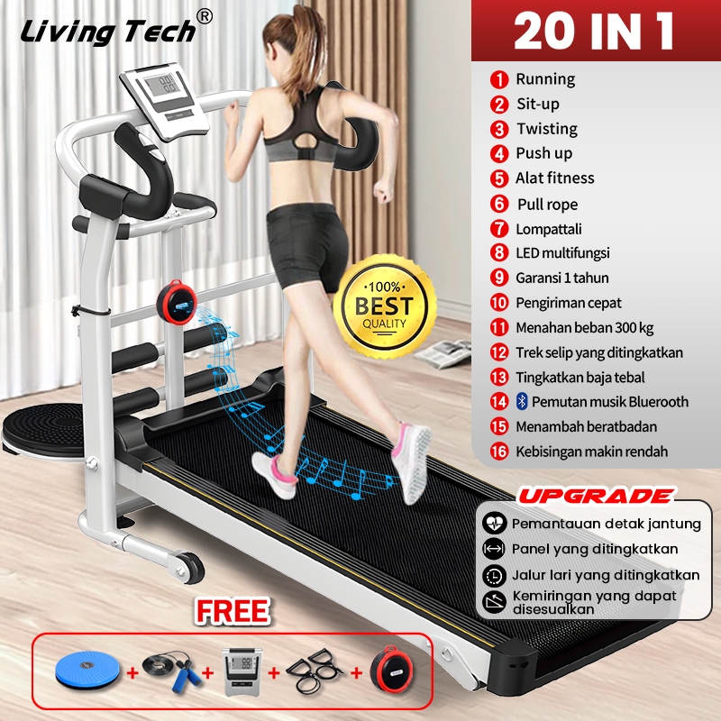Jual LiVing Treadmill Manual Multifungsi 20 in 1 Treadmill / treadmill ...
