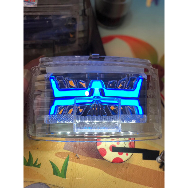 Jual set mika stoplamp gl max/pro/lampu belakang gl max/pro led biru ...