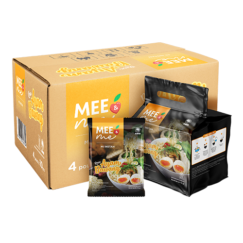 Jual MEE & ME AYAM BAWANG Original HNI HPAI - Mie Instant HNI HPAI (1 Karton) | Shopee Indonesia