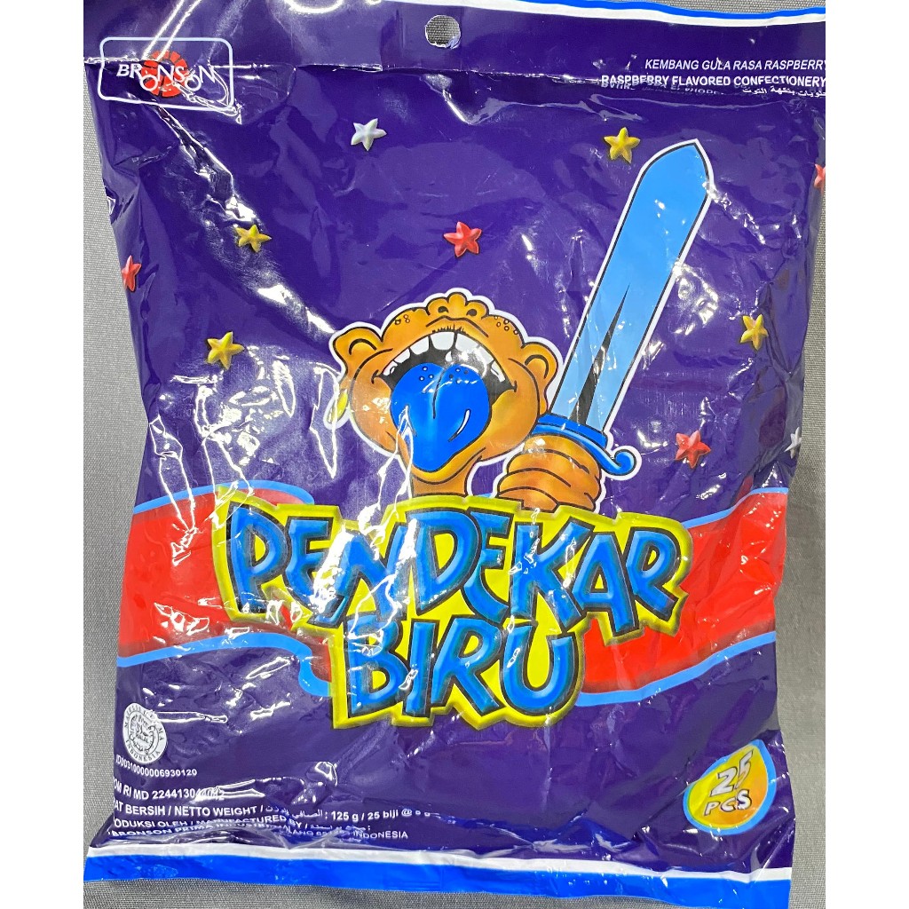 Jual PERMEN PENDEKAR BIRU TANGKAI 1 BKS 25 PCS | Shopee Indonesia