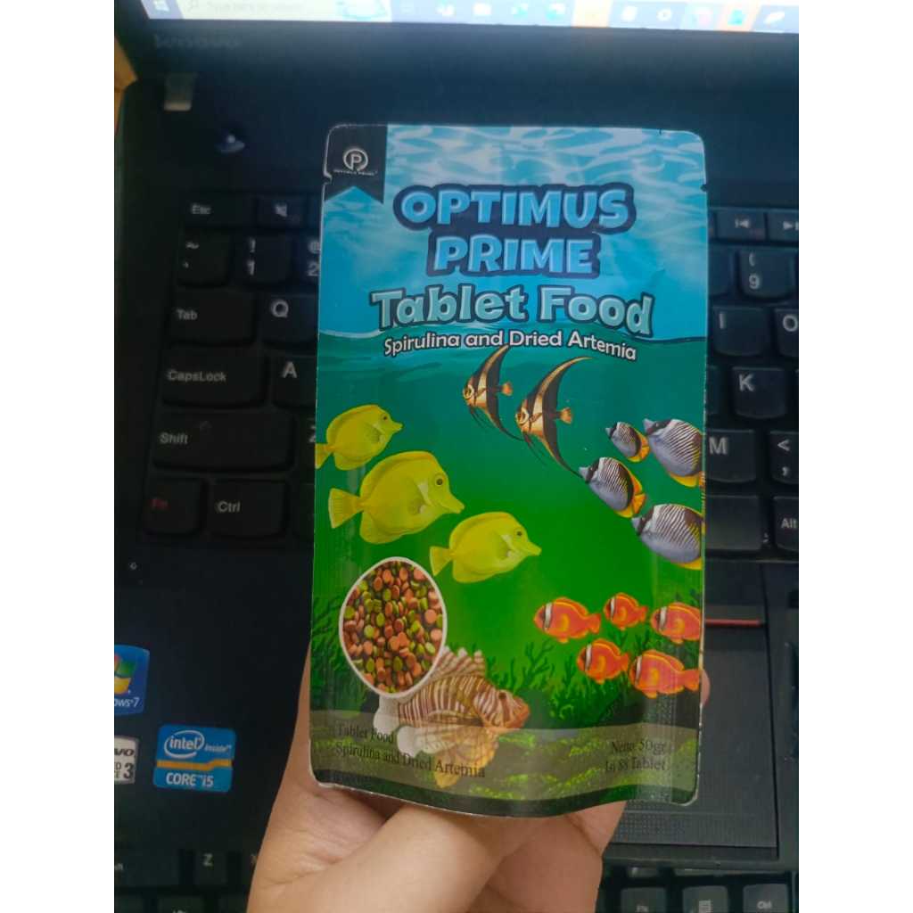 Jual Optimum Prime Tablet Food Spirulina dan Artemia | Shopee Indonesia