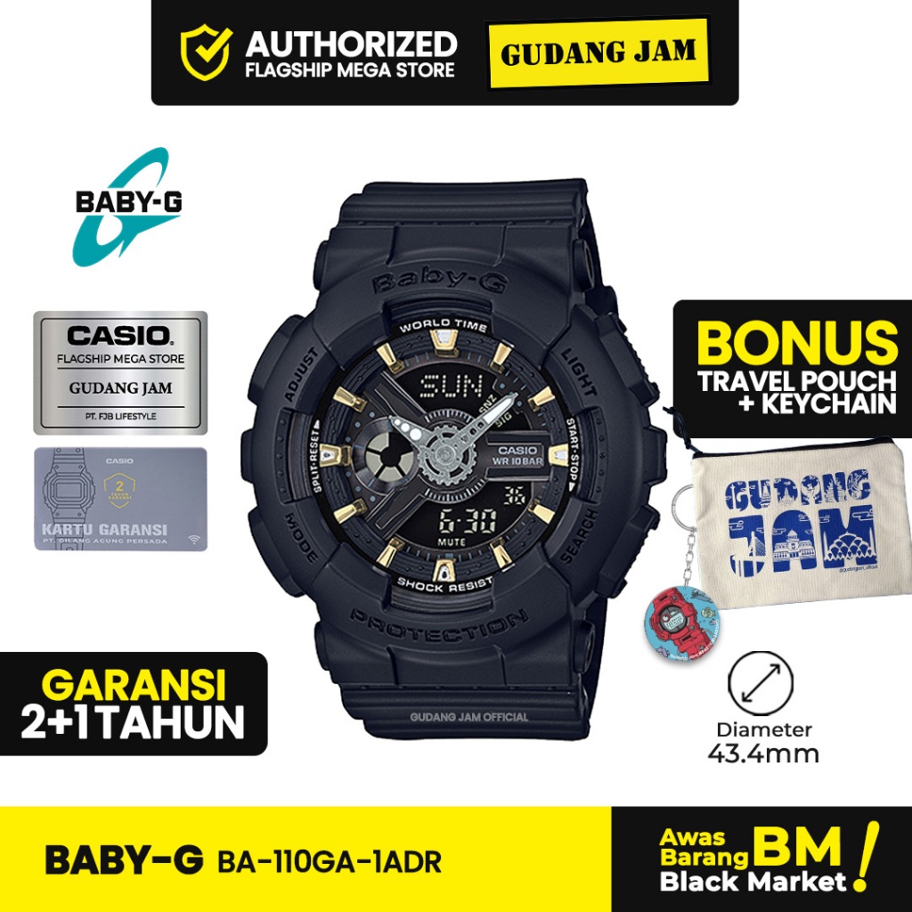 Jual Baby-G BabyG BA-110GA-1ADR BA-110GA BA-110 BA110GA BA 110GA ...