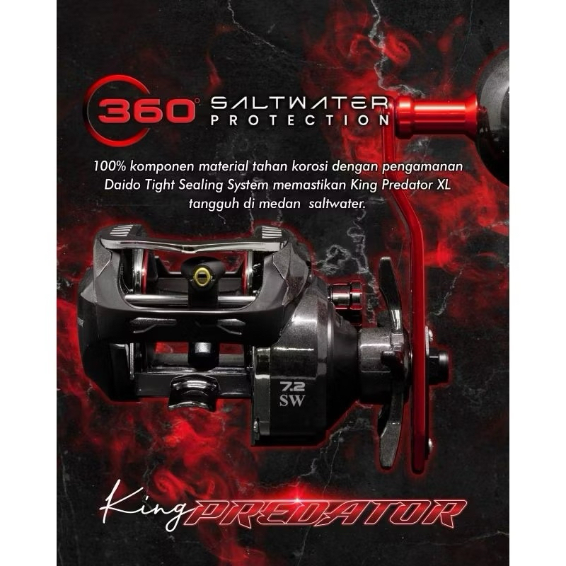 Jual REEL BC KING PREDATOR DAIDO 400L | Shopee Indonesia