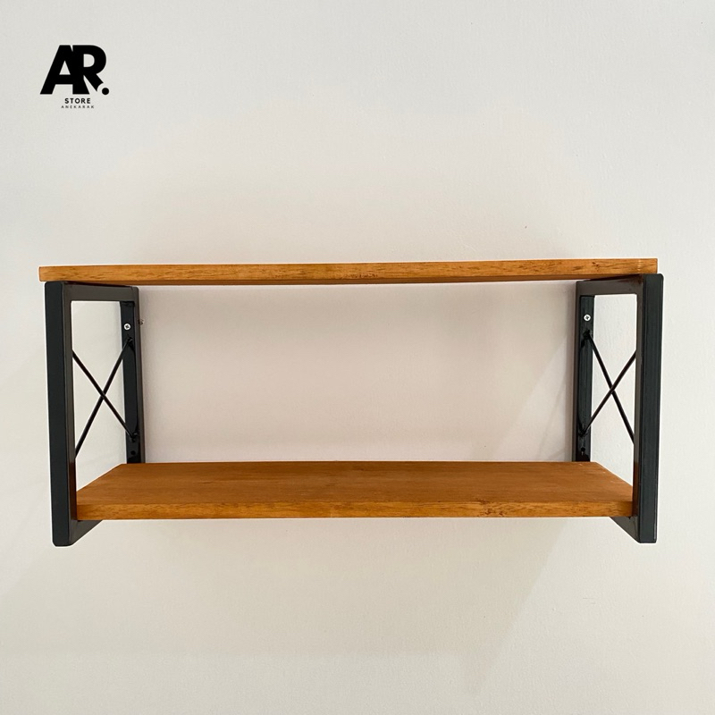 Jual Rak dinding besi bayu ambalan 2SUSUN rak dinding besi hollow ...