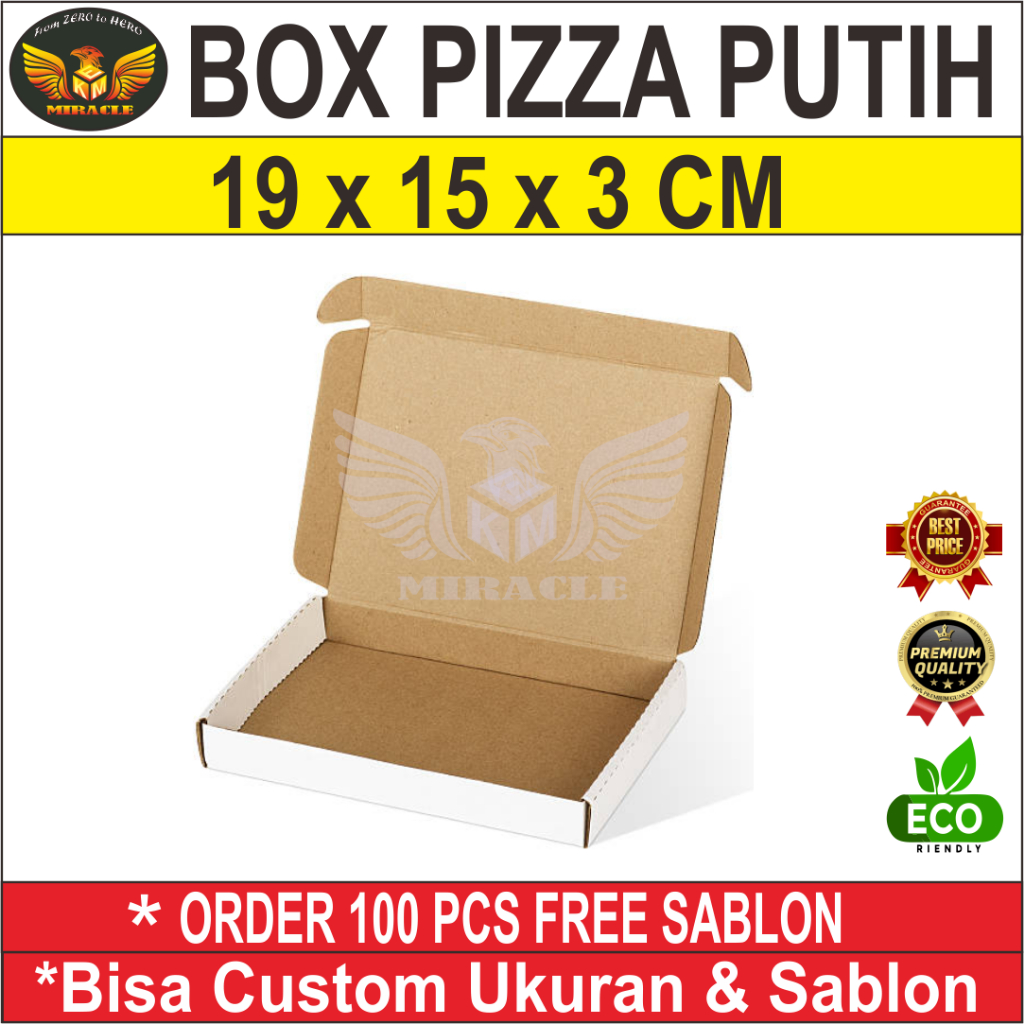 Jual KARDUS / BOX DIE CUT SERBA GUNA BISA UNTUK DUS PIZZA DIE CUT, GIFT ...