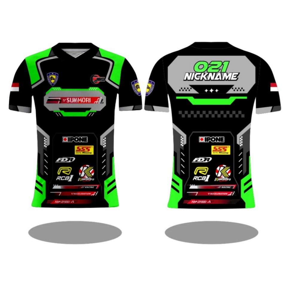 Jual Jersey Kaos Team Racing Motor Balap Full Printing, Jersey Kaos ...