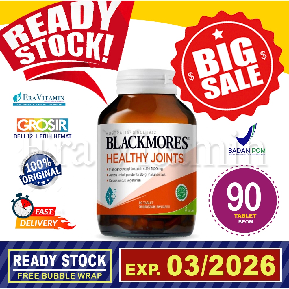 Jual Blackmores Healthy Joints - Isi 90 Tablet - Vitamin Sendi BPOM ...