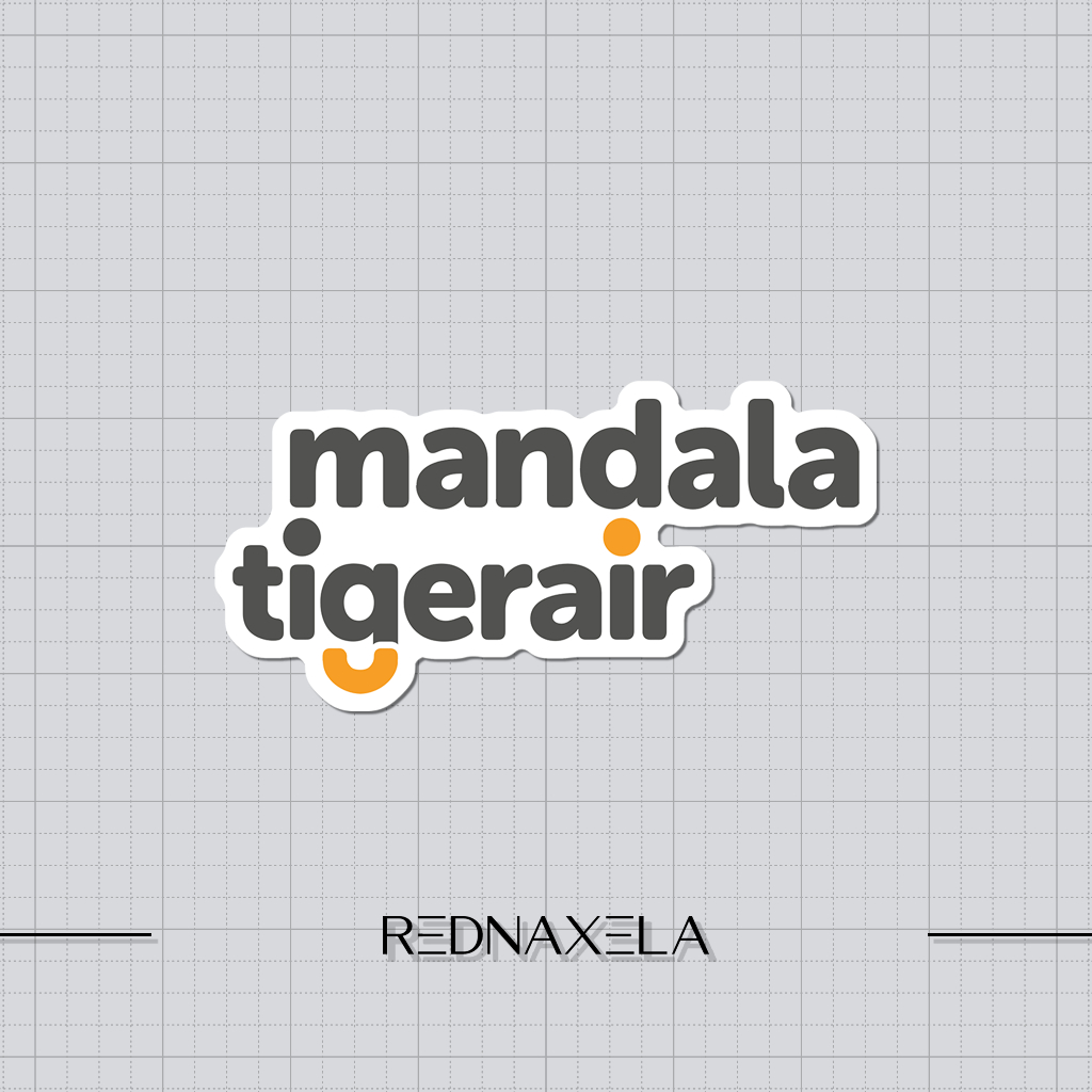 Jual Stiker Vinyl Tigerair Mandala Logo Stiker Koper Outdoor Waterproof ...