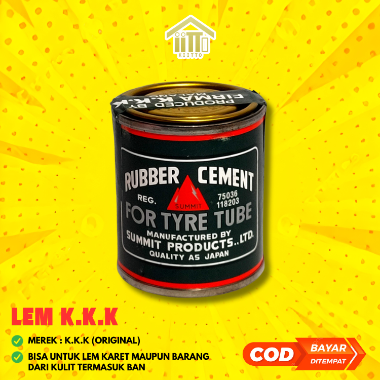 Jual LEM KKK KARET TAMBAL TUBELESS RUBBER CEMENT TIP TOP PYRAMID 90 ...