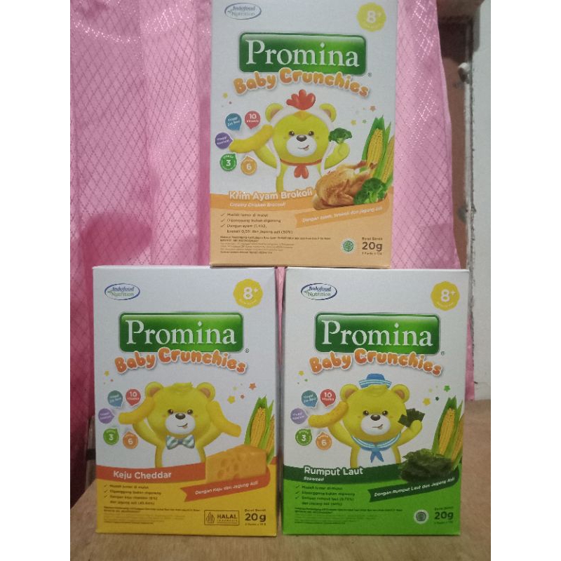 Jual Promina baby crunchies 20g || (exp: 04 september 2025) | Shopee ...