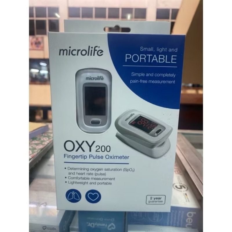 Jual Microlife OXY200 Fingertip Pulse Oximeter | Shopee Indonesia