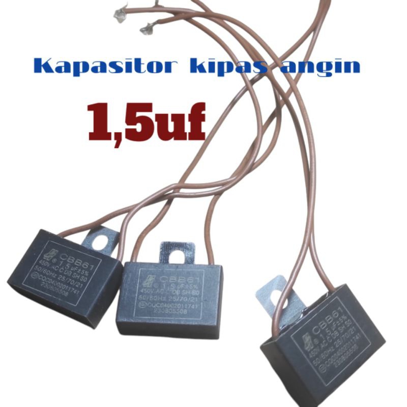 Jual kapasitor kipas angin 1,5uf | Shopee Indonesia