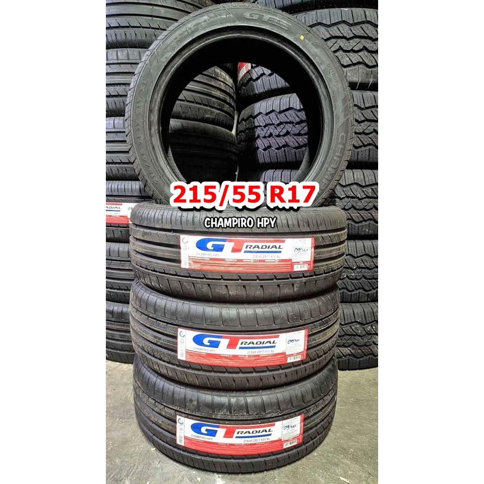 Jual Ban GT Radial R17 215/55 Champiro HPY Ban mobil Hrv ring 17 tubeles | Shopee Indonesia