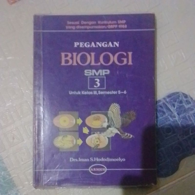 Jual Buku Pegangan Biologi SMP 3 Untuk Kelas III Semester 5-6 (Buku Jadul Original) | Shopee ...