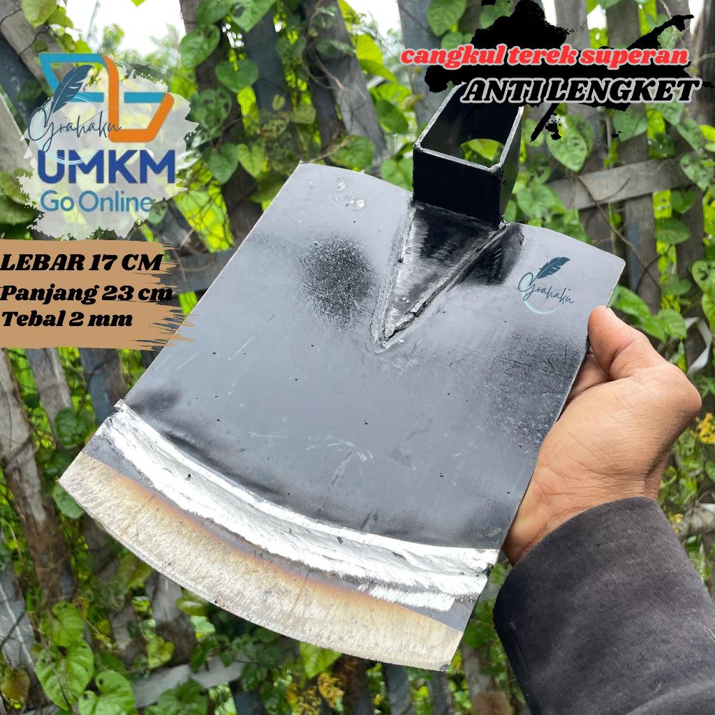 Jual Termurah Cangkul Terek Anti Legket - Pacul Terekan Baja Sepuhan ...