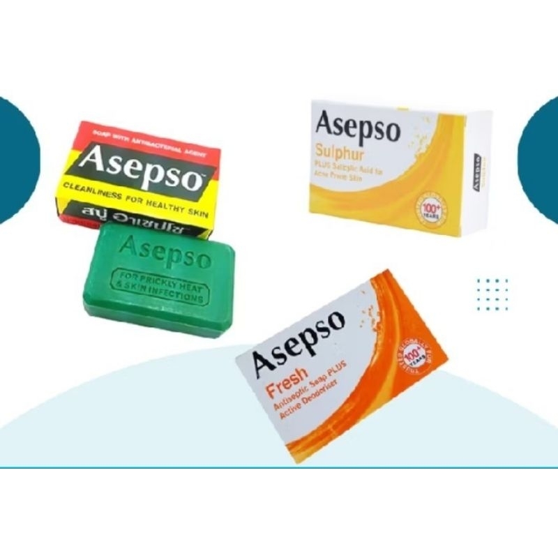 Jual SABUN ASEPSO ANTISEPTIC SOAP 80G ALL VARIAN | Shopee Indonesia