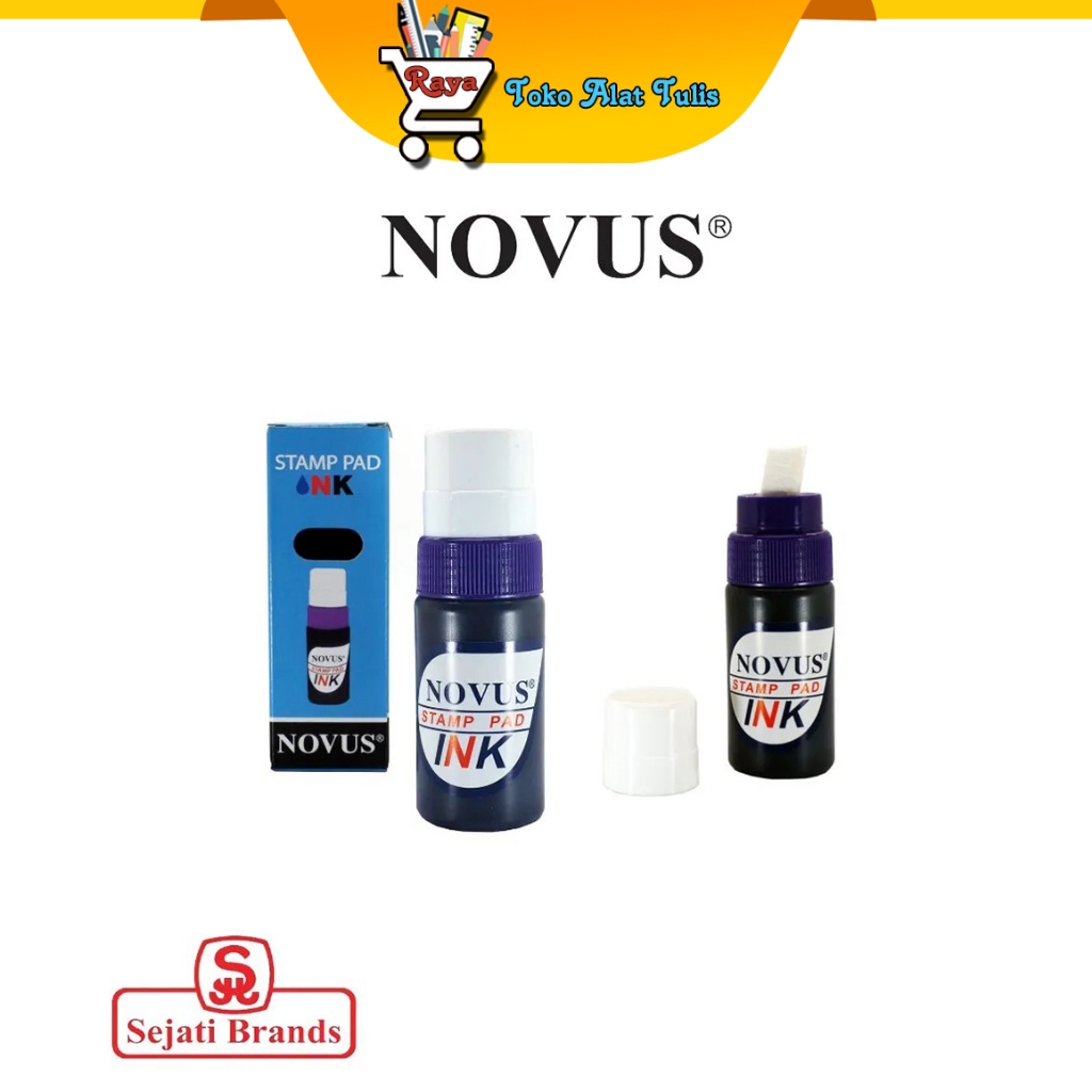 Jual Novus Tinta Stamp Pad 50ml 4 warna | Shopee Indonesia