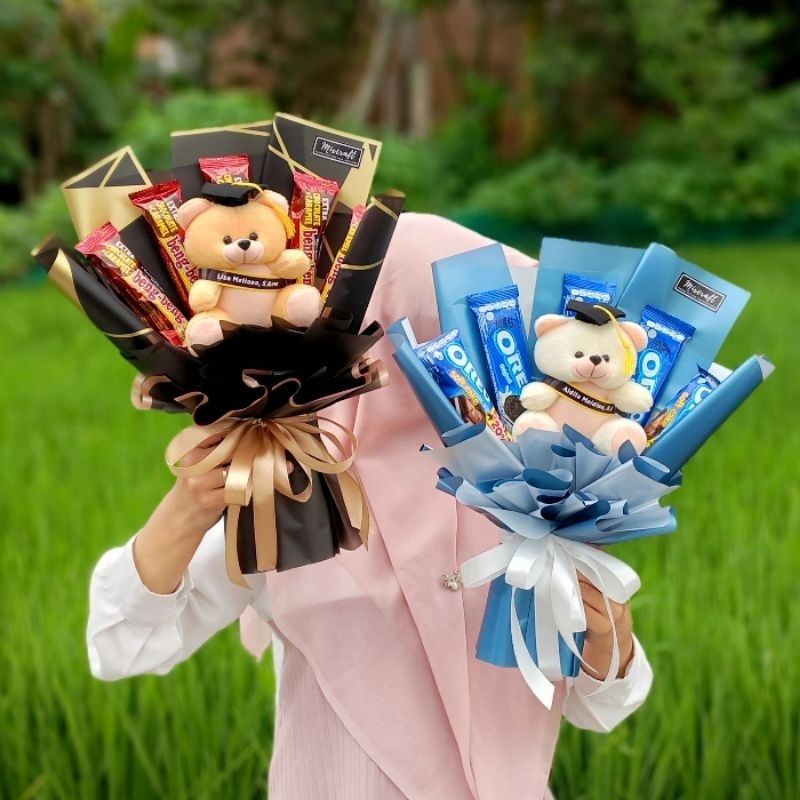 Jual BUKET SNACK WISUDA / BUKET BONEKA WISUDA / KADO WISUDA / HADIAH ...