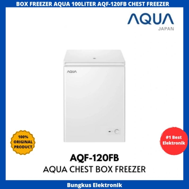 Jual BOX FREEZER AQUA 100LITER AQF-120FB CHEST FREEZER AQUA 100 LITER ...