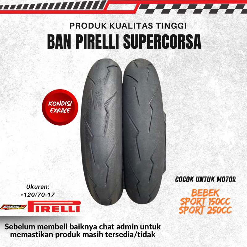 Jual Ban Pirelli Diablo Supercorsa V3 120/70 17(ExRace) | Shopee Indonesia