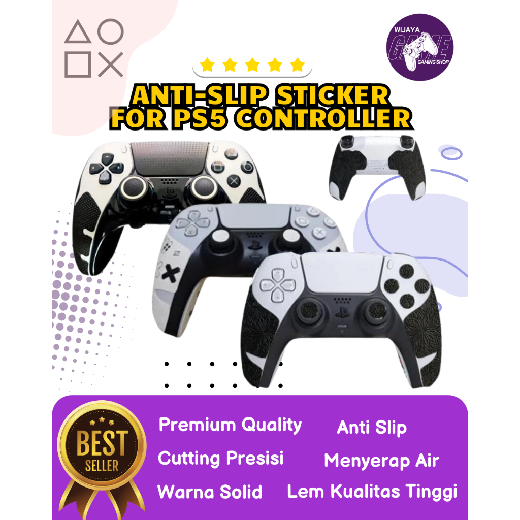 Jual Sticker Stiker Anti Slip For Dualsense Stik Stick PS5 Fat Slim Pro ...