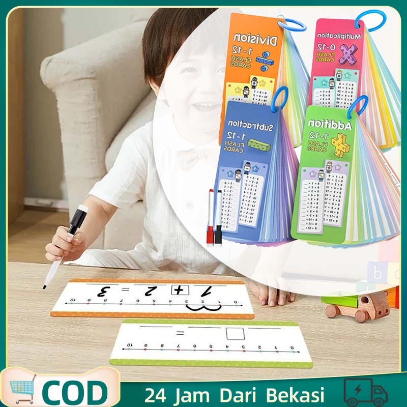 Jual Matematika Cards 1 Sampai 20 Alat Belajar Matematika Cards I Love ...
