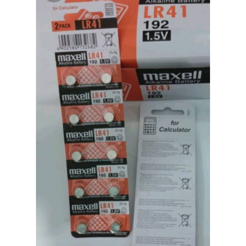 Jual Baterai LR 41 LR41 maxell | Shopee Indonesia