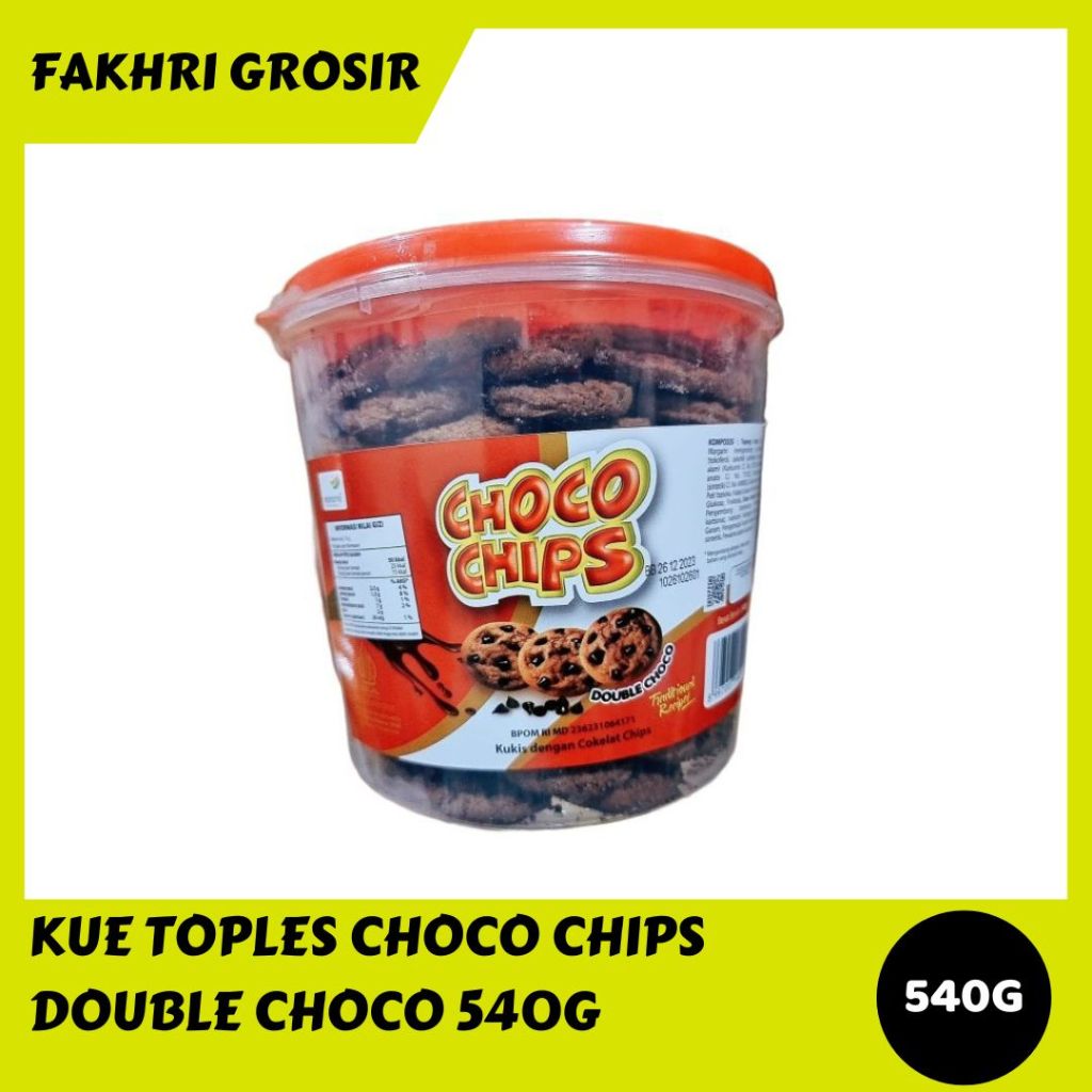 Jual KUE TOPLES CHOCO CHIPS DOUBLE CHOCO 540G | Shopee Indonesia
