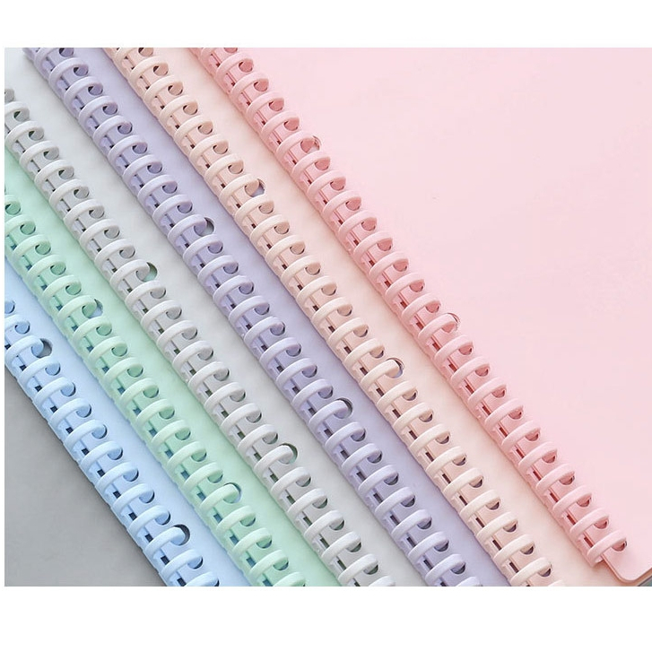 Jual DIY Ring Binder Strip Spiral - Plastic Binding Strip Clip Loose ...