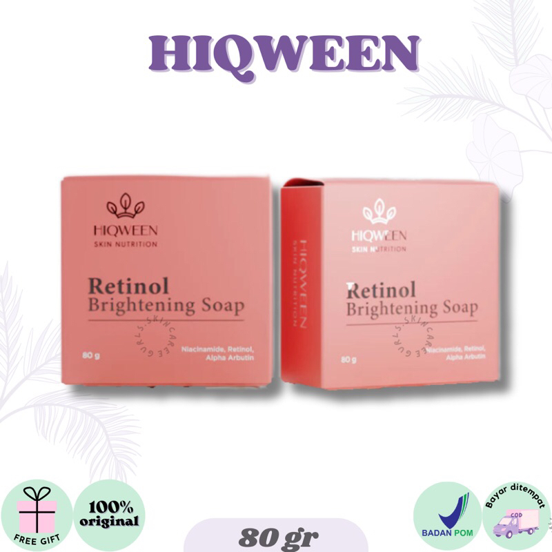Jual HIQWEEN Retinol Brightening Soap | MENGHILANGKAN FLEK | Sabun ...