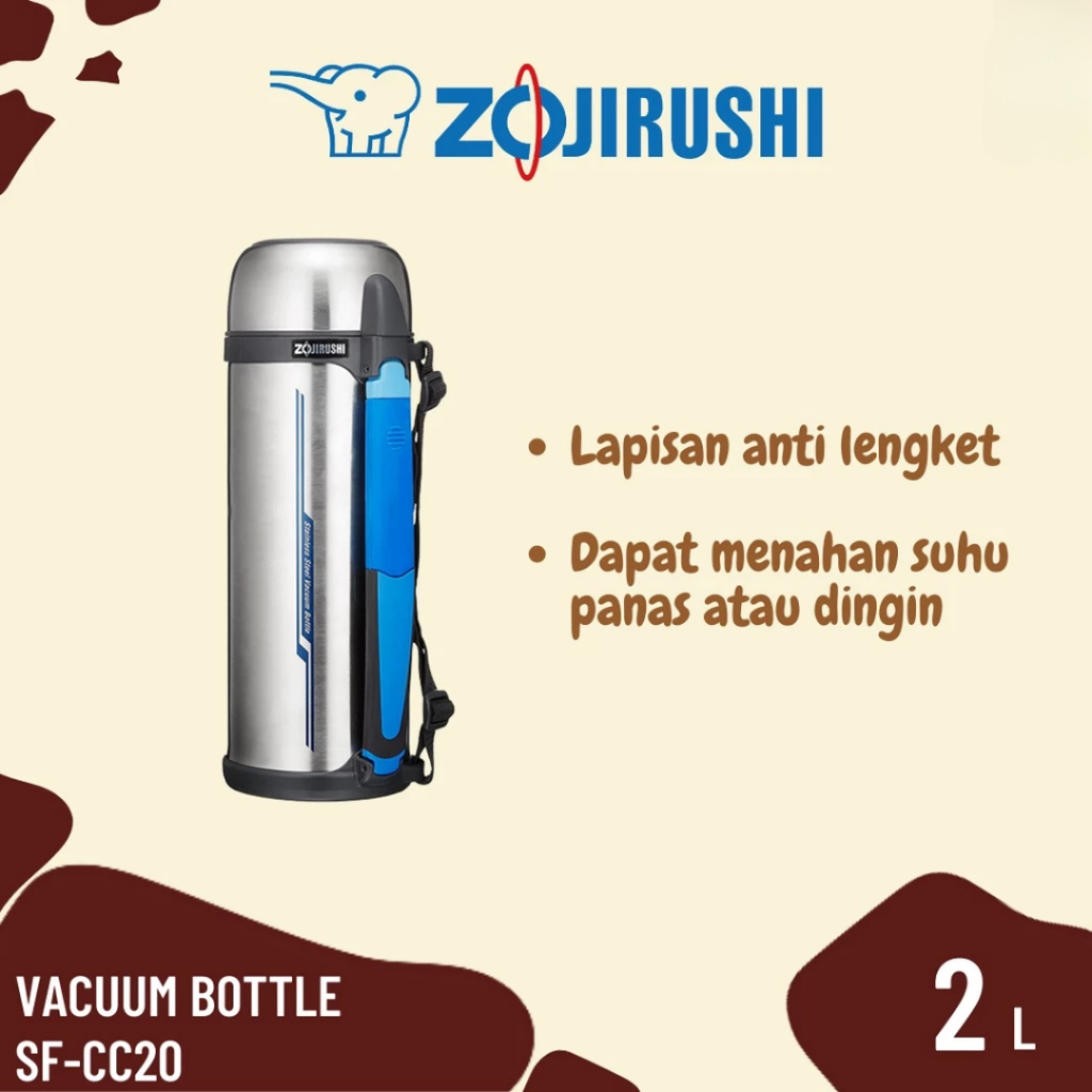 Jual Zojirushi Vac Btl SF-CC20 - Vacuum Botol Termos | Shopee Indonesia
