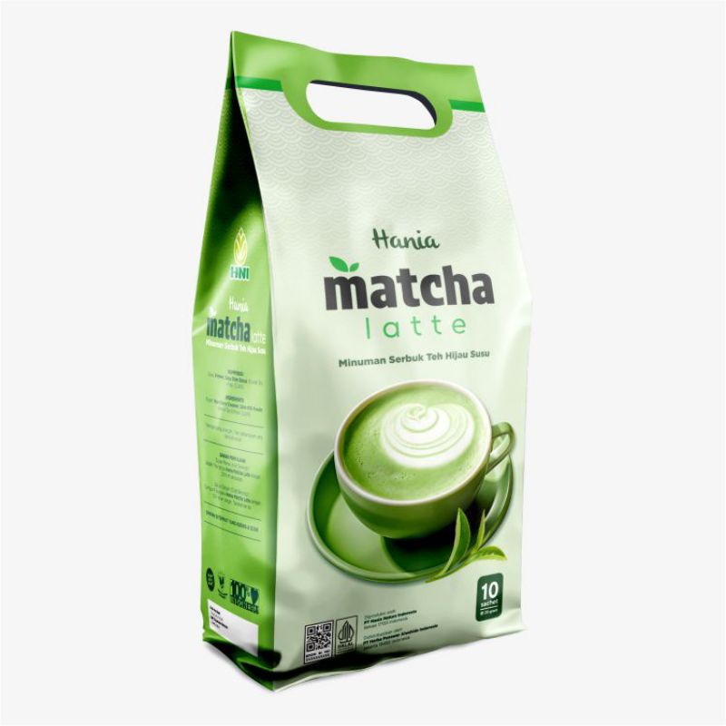 Jual Hania Matcha Latte - HNI (Teh Hijau Susu) | Shopee Indonesia