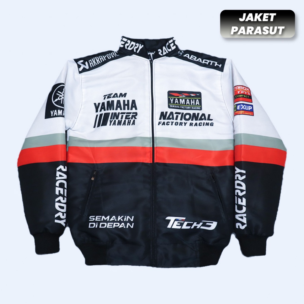 Jual Jaket Yamaha Racing Parasut Pria Wanita Jaket Nascar Jaket Racing | Shopee Indonesia