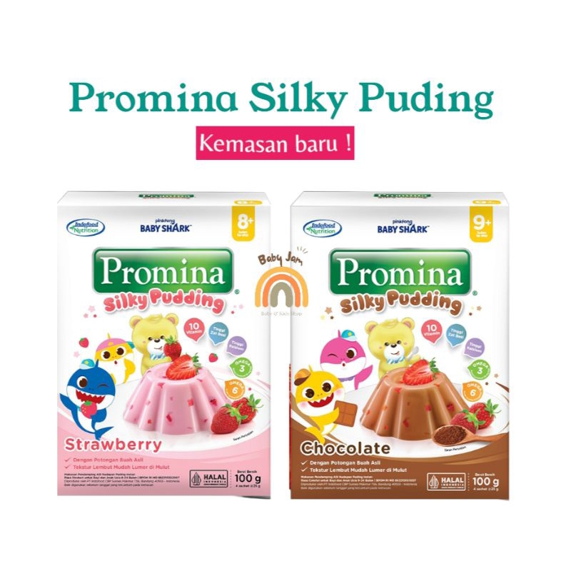 Jual PROMINA PUDDING 100gr 8+ / PROMINA PUDDING STRAWBERRY & COKELAT ...