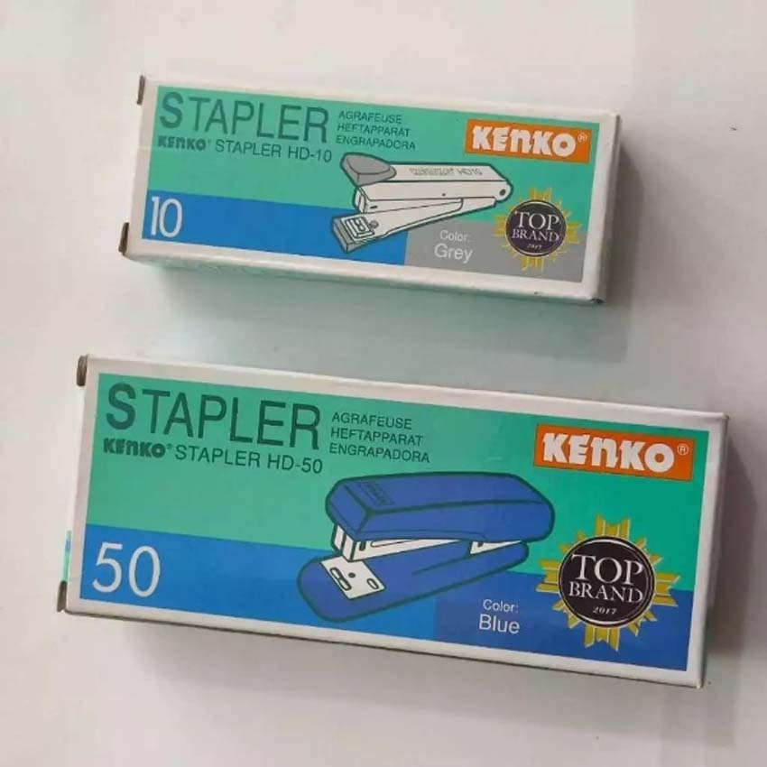 Jual stapler kenko hd 10 dan hd 50 / hekter kenko warna random | Shopee ...