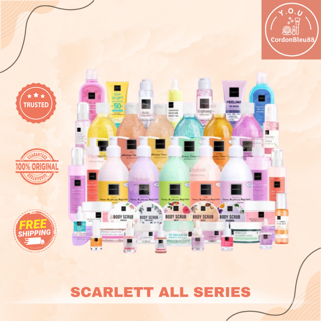 Jual SCARLETT WHITENING / SCARLET ORIGINAL BODY LOTION | BODY WASH ...