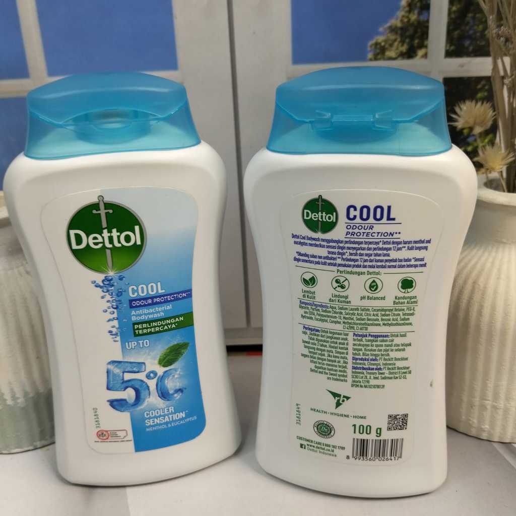 Jual Dettol Body Wash Cool Sabun Mandi Cair Botol 100 gr | Shopee Indonesia