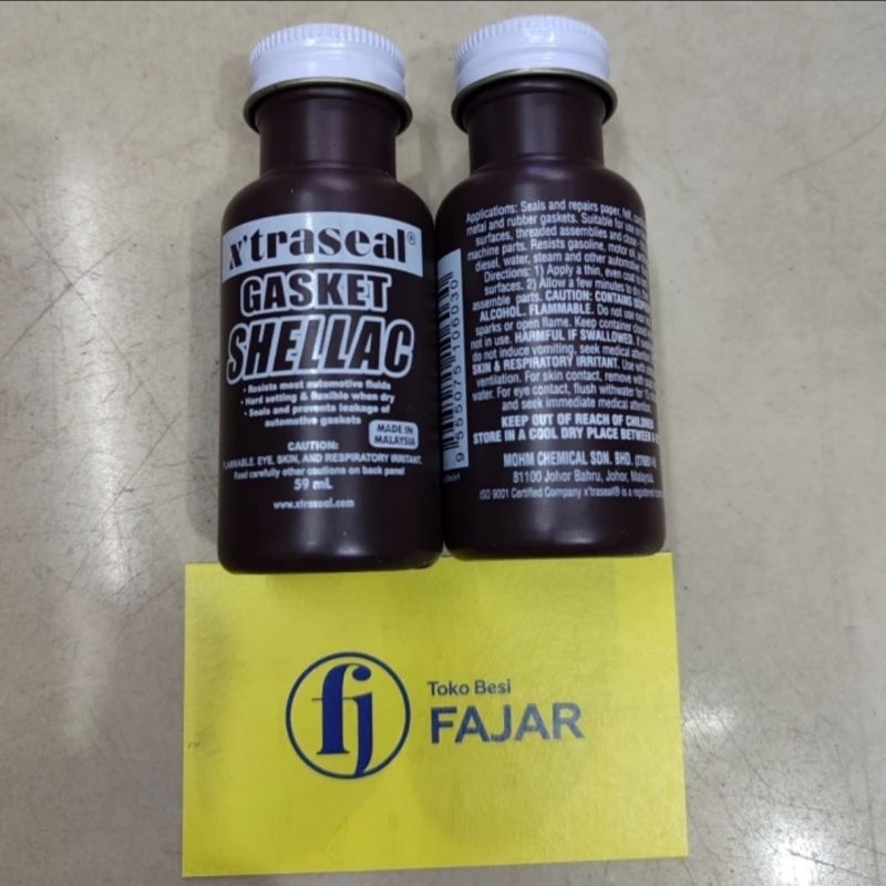 Jual Lem gasket paking mesin shellac Indian tahan panas high temp ...