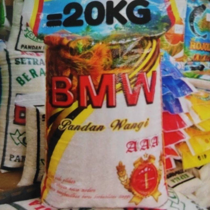 Jual beras merek cap BMW aaa 20 kg | Shopee Indonesia